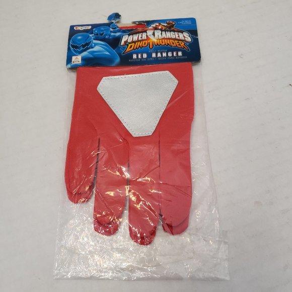 Disguise | Costumes | New Power Rangers Diko Thunder Red Gloves Costume ...